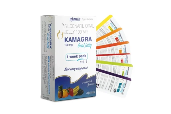 Kamagra Oral Jelly 100 Mg ( Sildenafil ) For ED Treatment