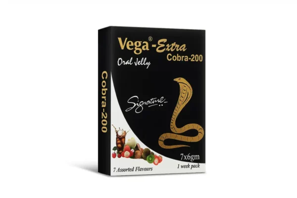 Buy Vega Extra Cobra Oral Jelly 200mg Online- Dosage & Price