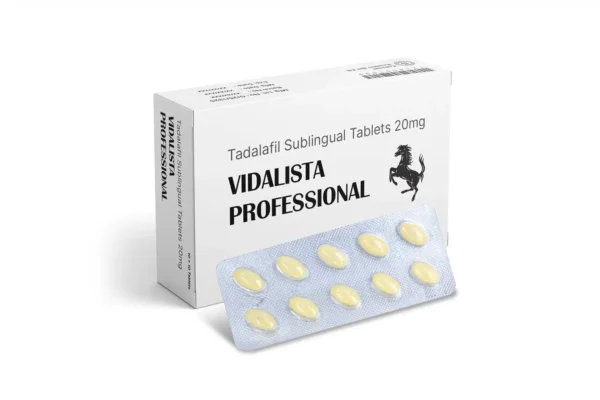 Vidalista Professional 20 Mg Tadalafil- $0.80/Tablet - 5 Day Delivery