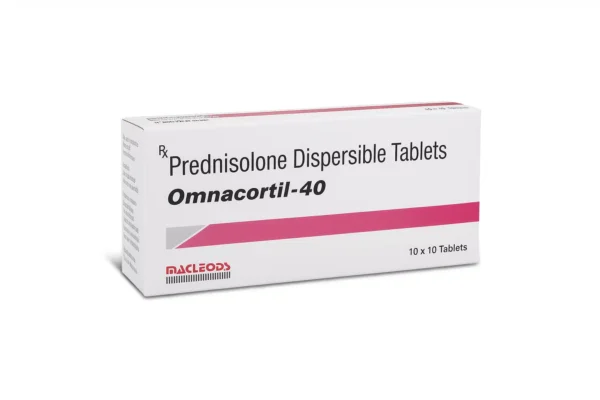 Buy Omnacortil 40 Mg (Ocu-Pred In US) Tablet | Prednisolone
