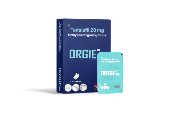 Orgie 20 Mg Tadalafil+Dapoxetine Oral Strips